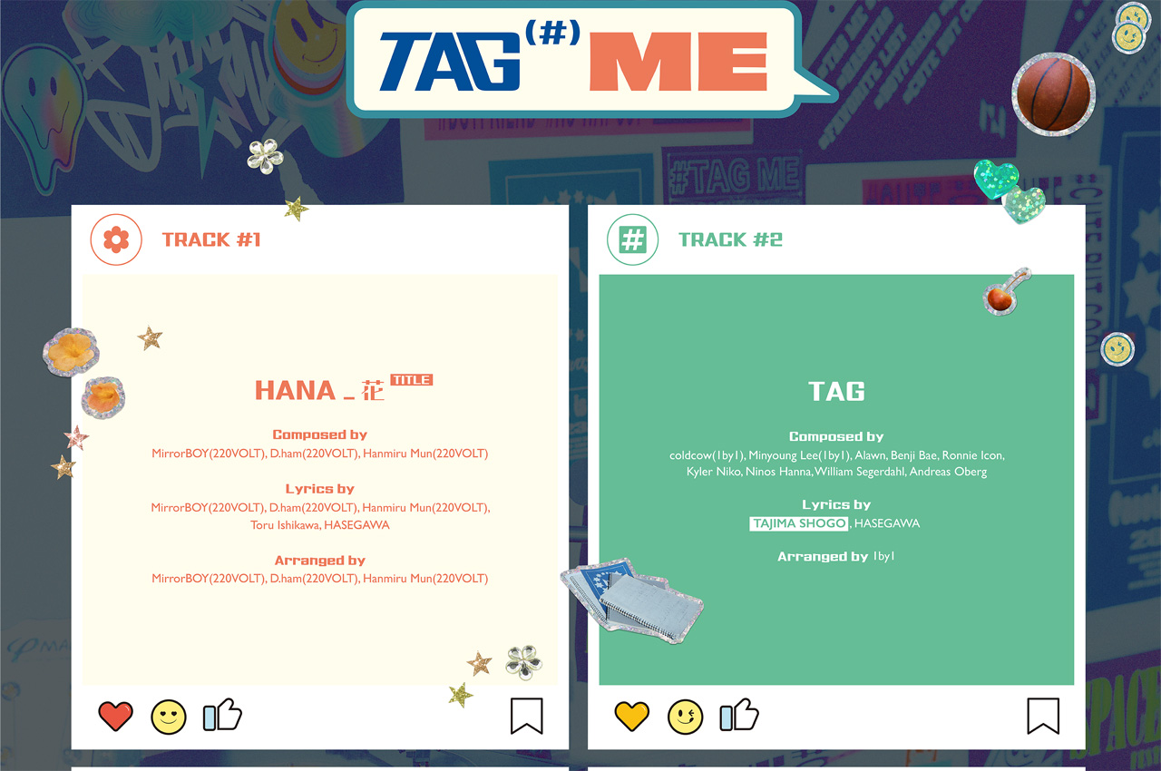 INI「TAG ME」トラックリスト公開！池﨑理人、田島将吾、藤牧京介作詞参加